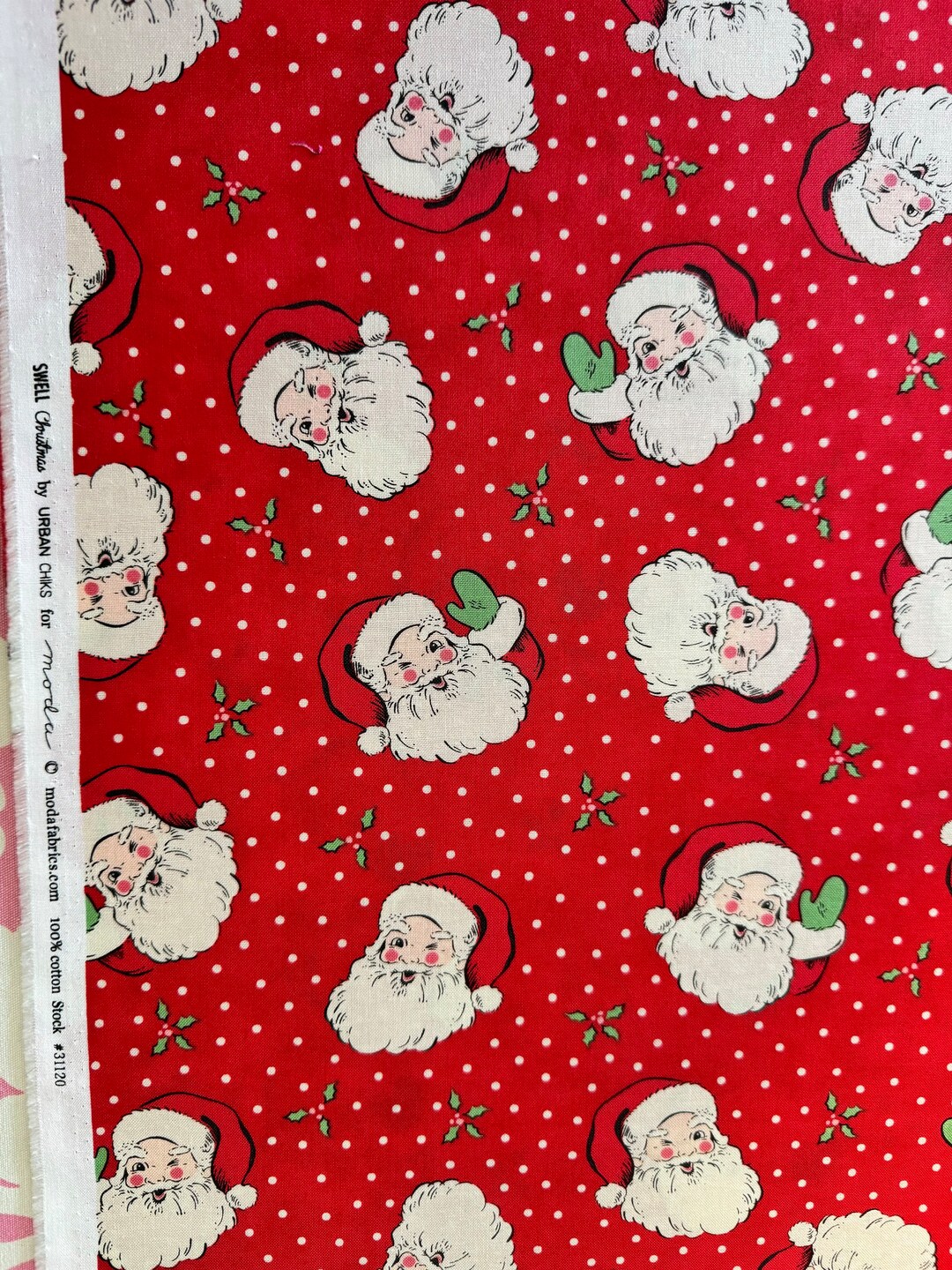 Swell Christmas by Urban Chiks for Moda. Red Santa OOP and HTF - Etsy