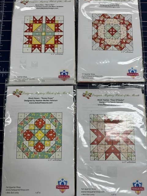 2011 Designer Mystery BOM Kit From Fat Quarter Shop With Fig Tree ...