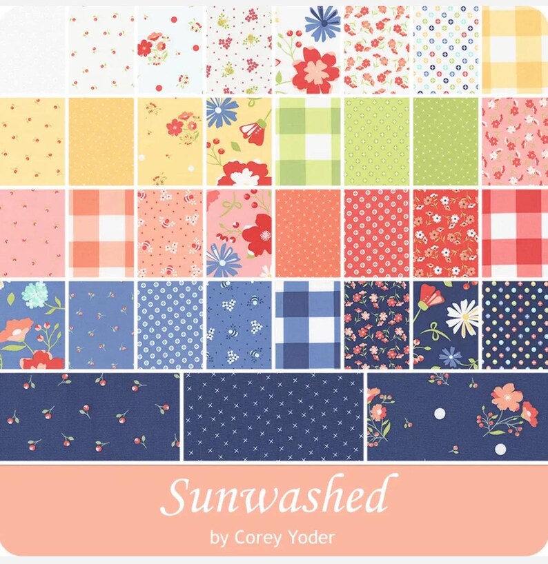 Sunwashed by Corey Yoder for Moda Charm Pack - Etsy