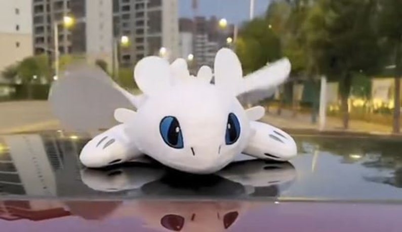 Toothless Dragon Plushie Car Accessories Motorcycle Helmet Decoration ...