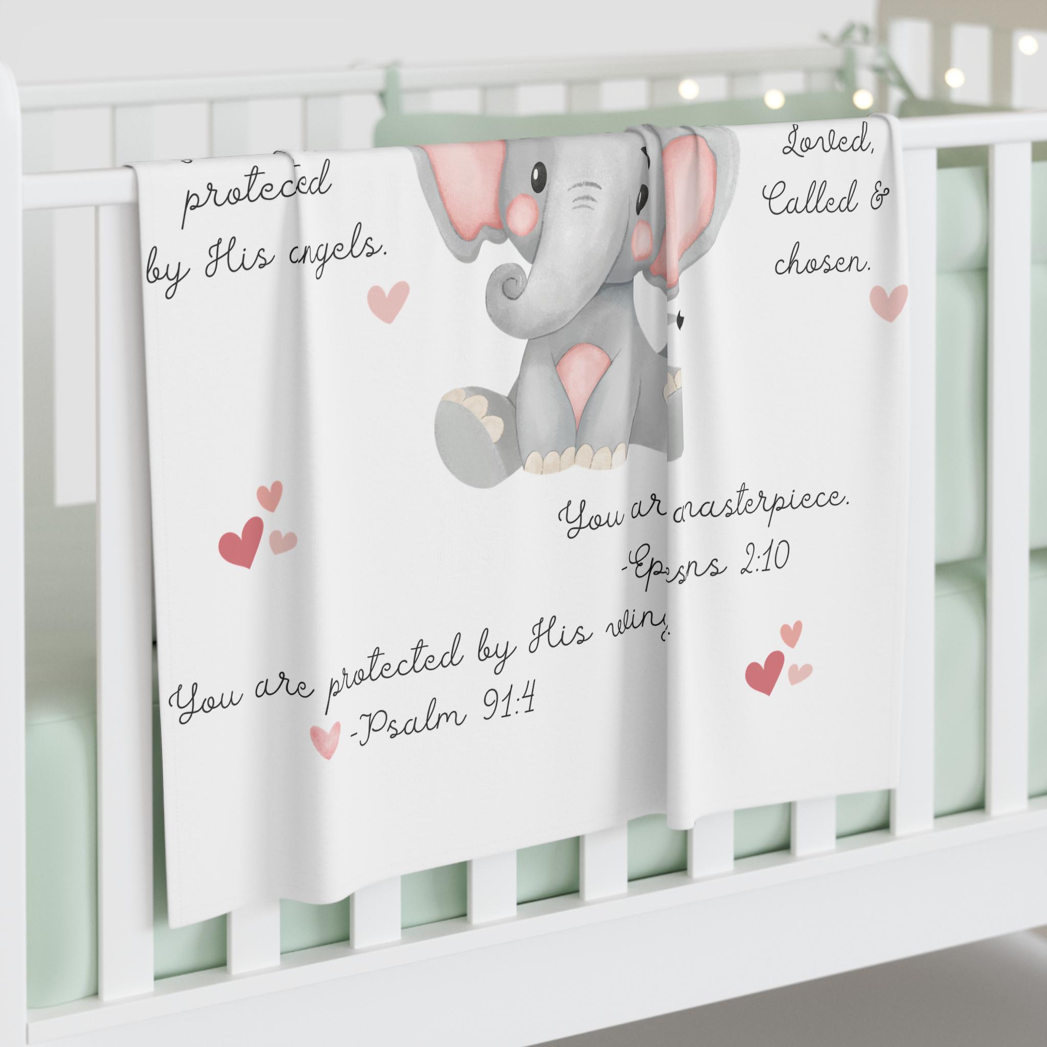 Christian Bible Verse Baby Swaddle Blanket Religious Infant Wrap ...