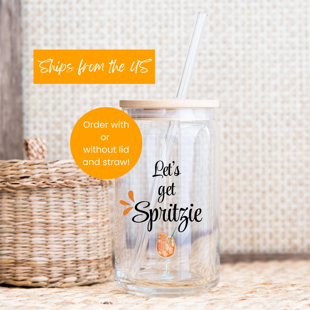 Spritz Cocktail and Beer Glass Sipper Bridesmaid Bachelorette Party ...