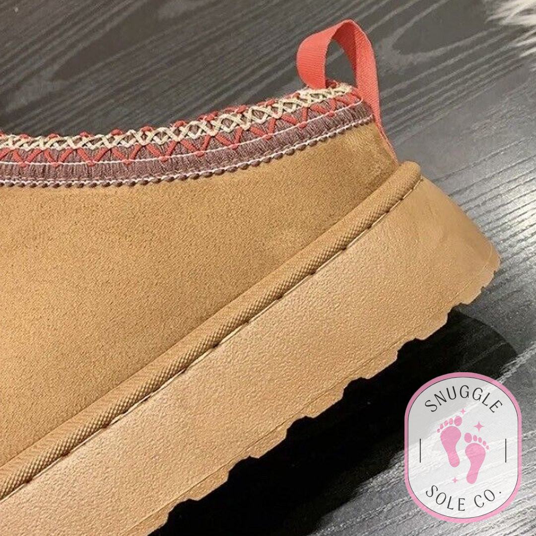 Ugg Dupe Tasman/tazz Boots Snow Slippers Brown Platform Ankle Boots ...