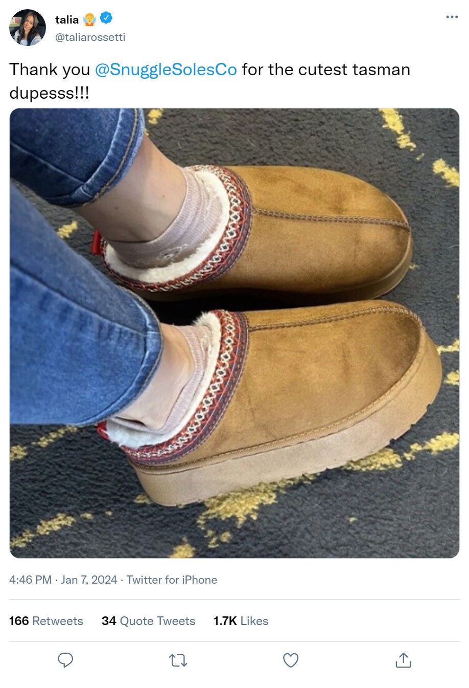 Ugg Dupe Tasman/tazz Boots Snow Slippers Brown Platform Ankle Boots ...