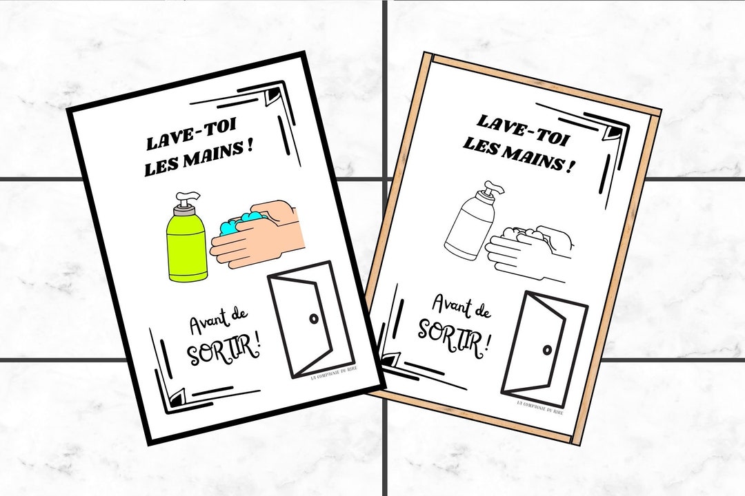 WC Humor Poster wash Your Hands Before Going Out Minimalist Poster Wall ...