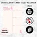 Daily Planner Printable With Butterfly Design | To-do List, Goals ...