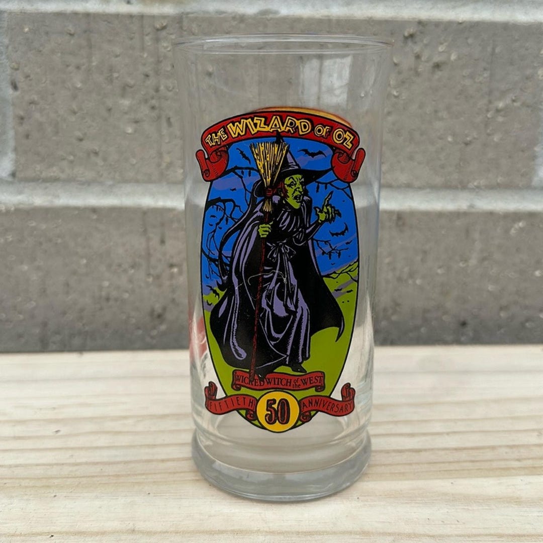 The Wizard of Oz 50th Anniversary Coca Cola Collectors Glass Wicked ...