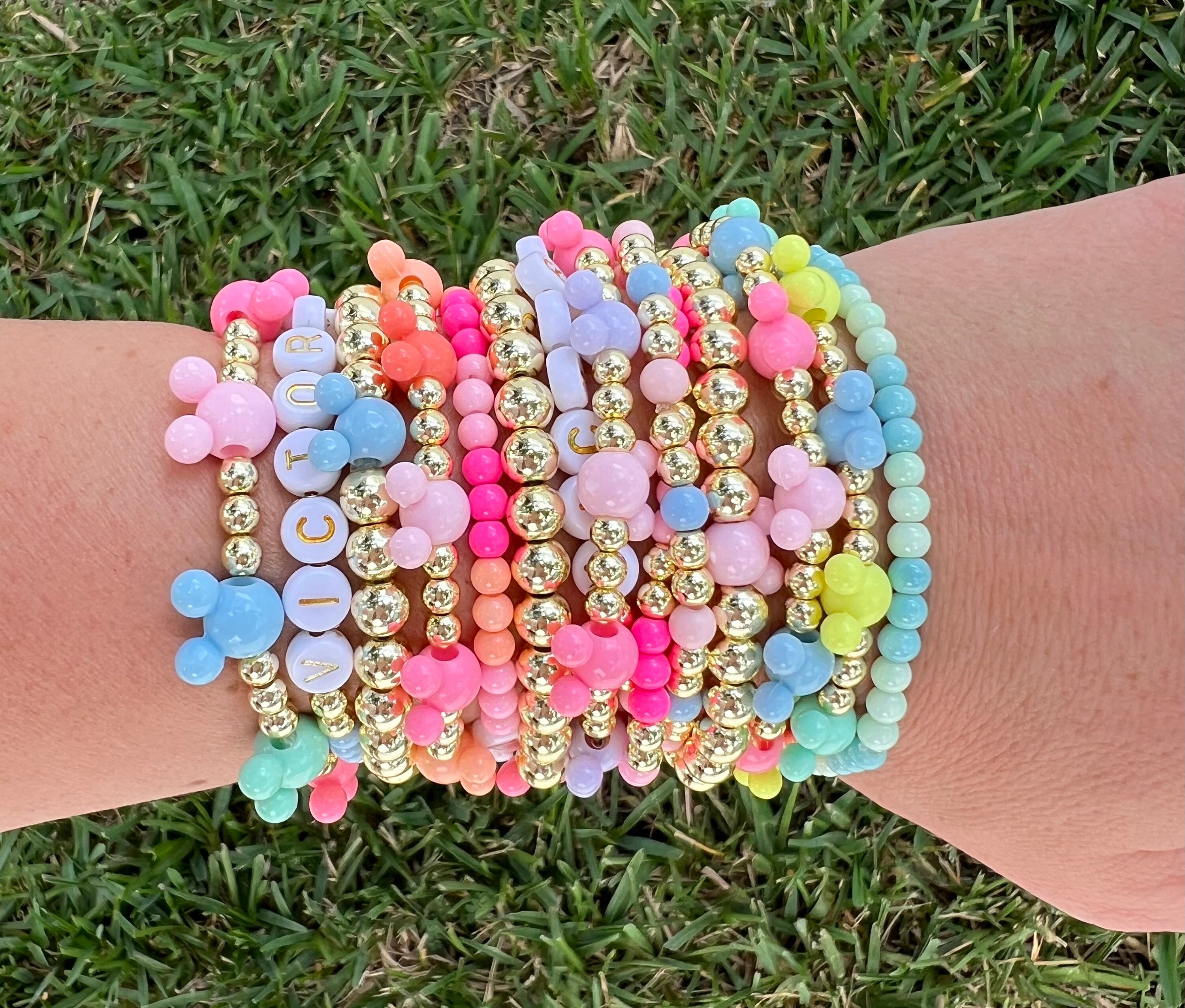 Mickey Bracelet Stack, Stack of 3, Mouse Bracelets, Mickey Bracelets ...