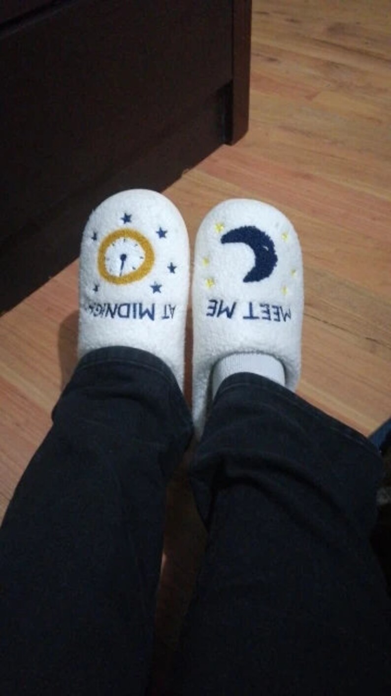 Taylor Swift Meet Me at Midnight Slippers, Taylor Style Cozy ...