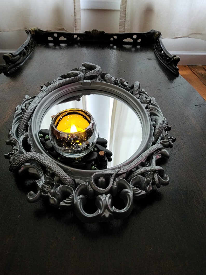 Slithery Serpent Mirror - Etsy