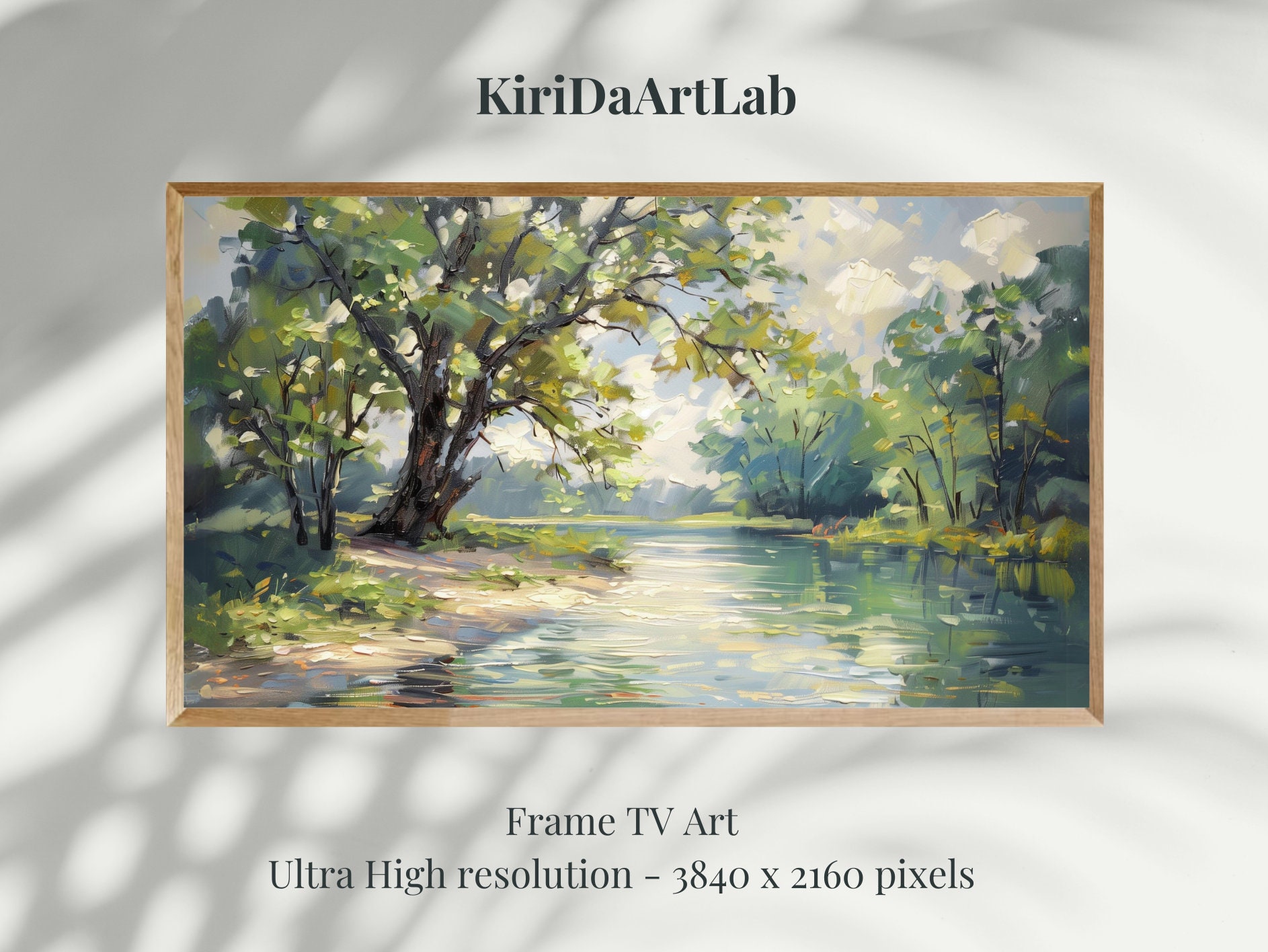 Samsung Frame TV Art Spring, Frame TV Easter, Spring Landscape, Samsung ...