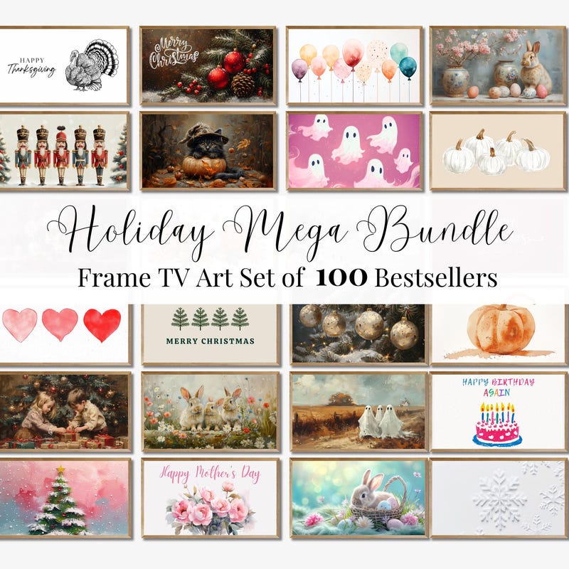 Frame Art Work Holiday - Etsy