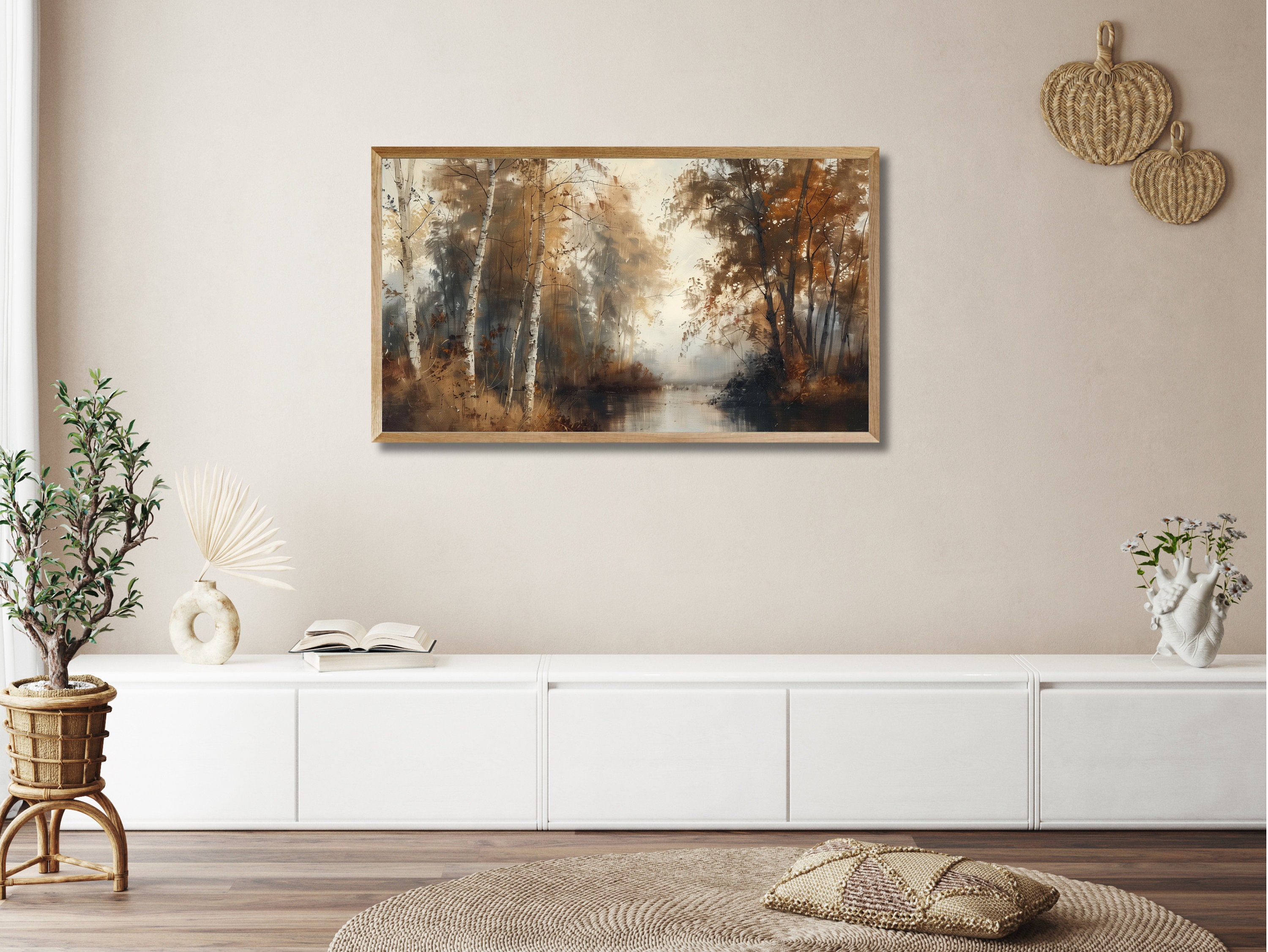 Samsung Frame TV Art Autumn, Fall Landscape TV Art, Fall Foliage Art ...