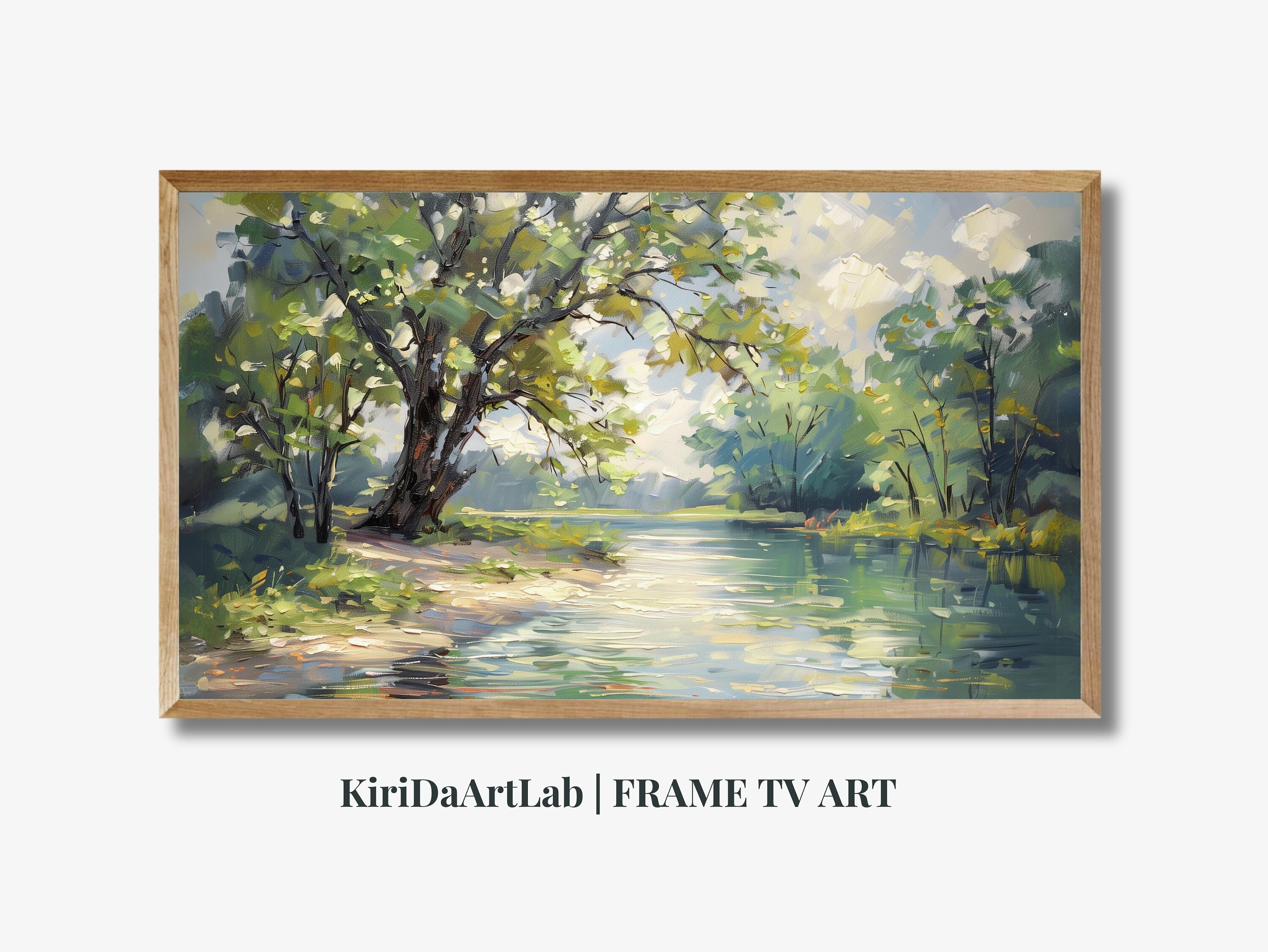 Samsung Frame TV Art Spring, Frame TV Easter, Spring Landscape, Samsung ...