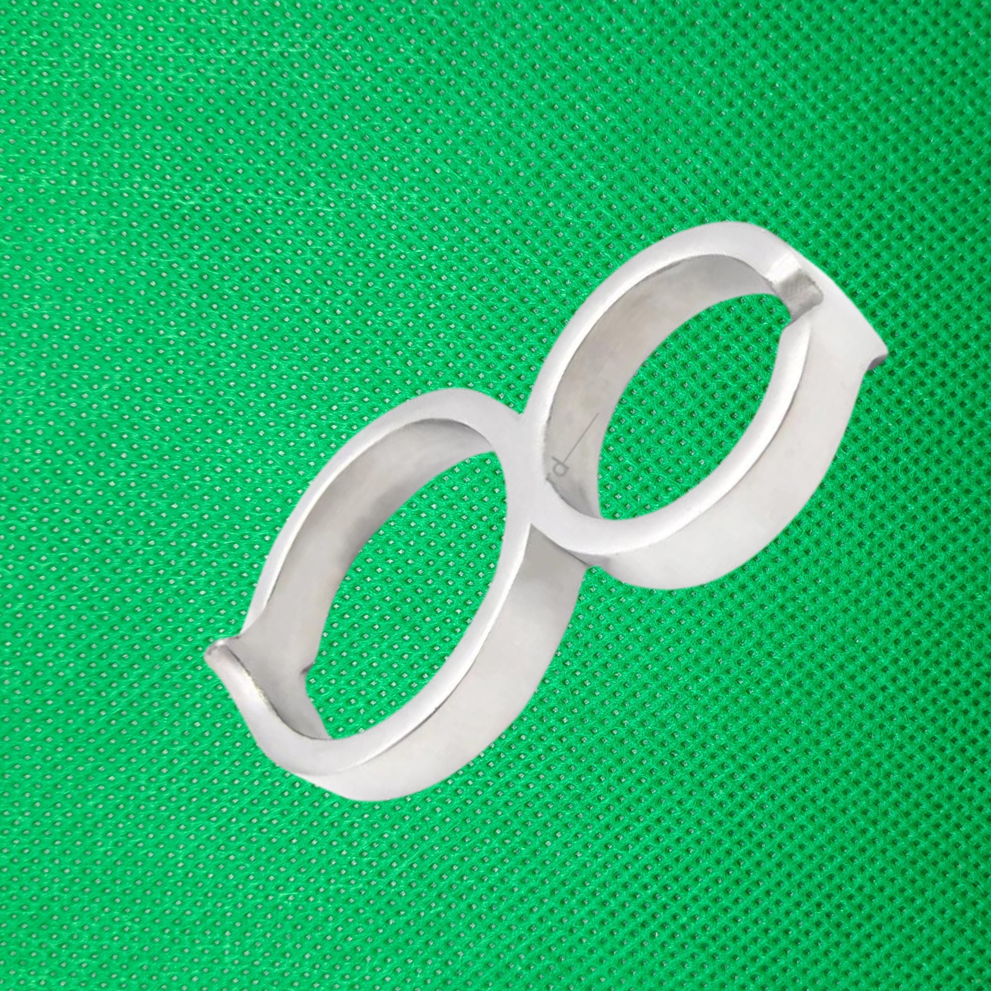 Cock Ring Double Stainless Steel For Male Metal Penis Lock Ring Sex