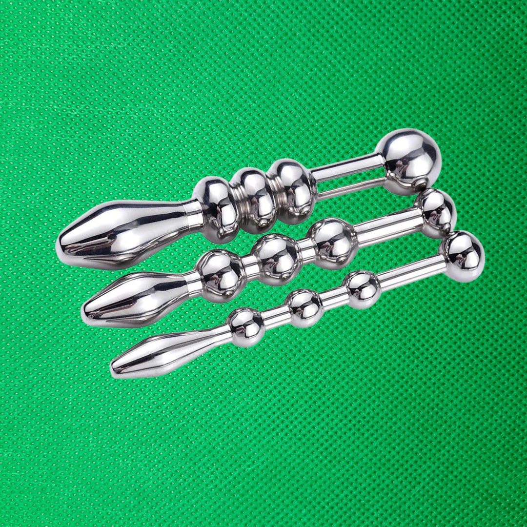 Urethral Sound Steel With Beads/sex Toys for Men - Etsy