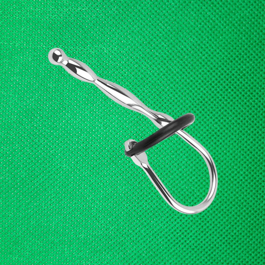 Urethra Plug 105mm With Silicone Glan Ring/sex Toy for Men Stainless ...