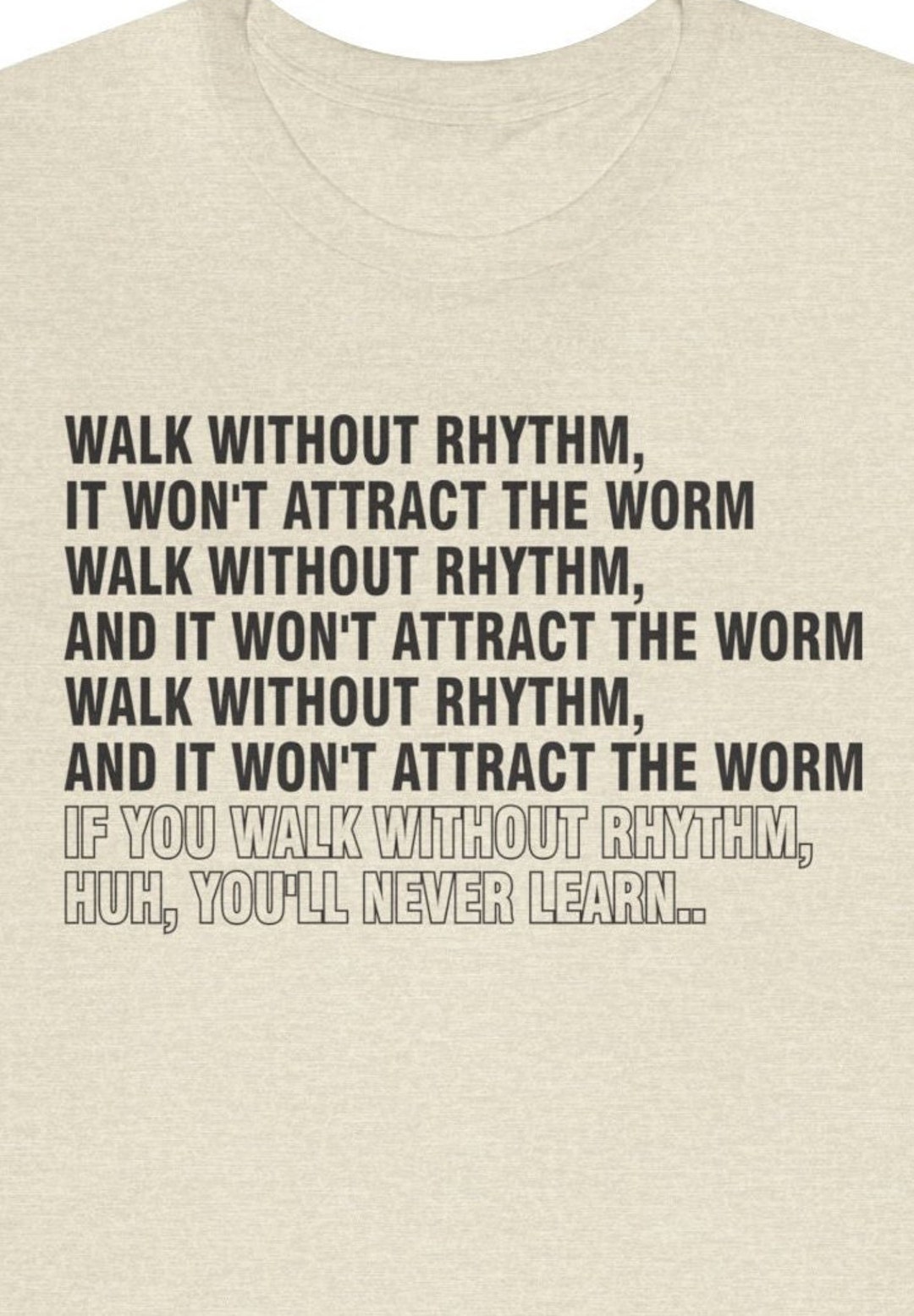 Walk Without Rhythm - Inspired by Dune - Unisex Jersey Short Sleeve Tee ...