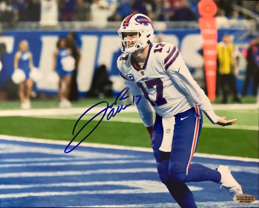 Josh Allen Buffalo Bills Autographed 8x10 Photo COA - Etsy