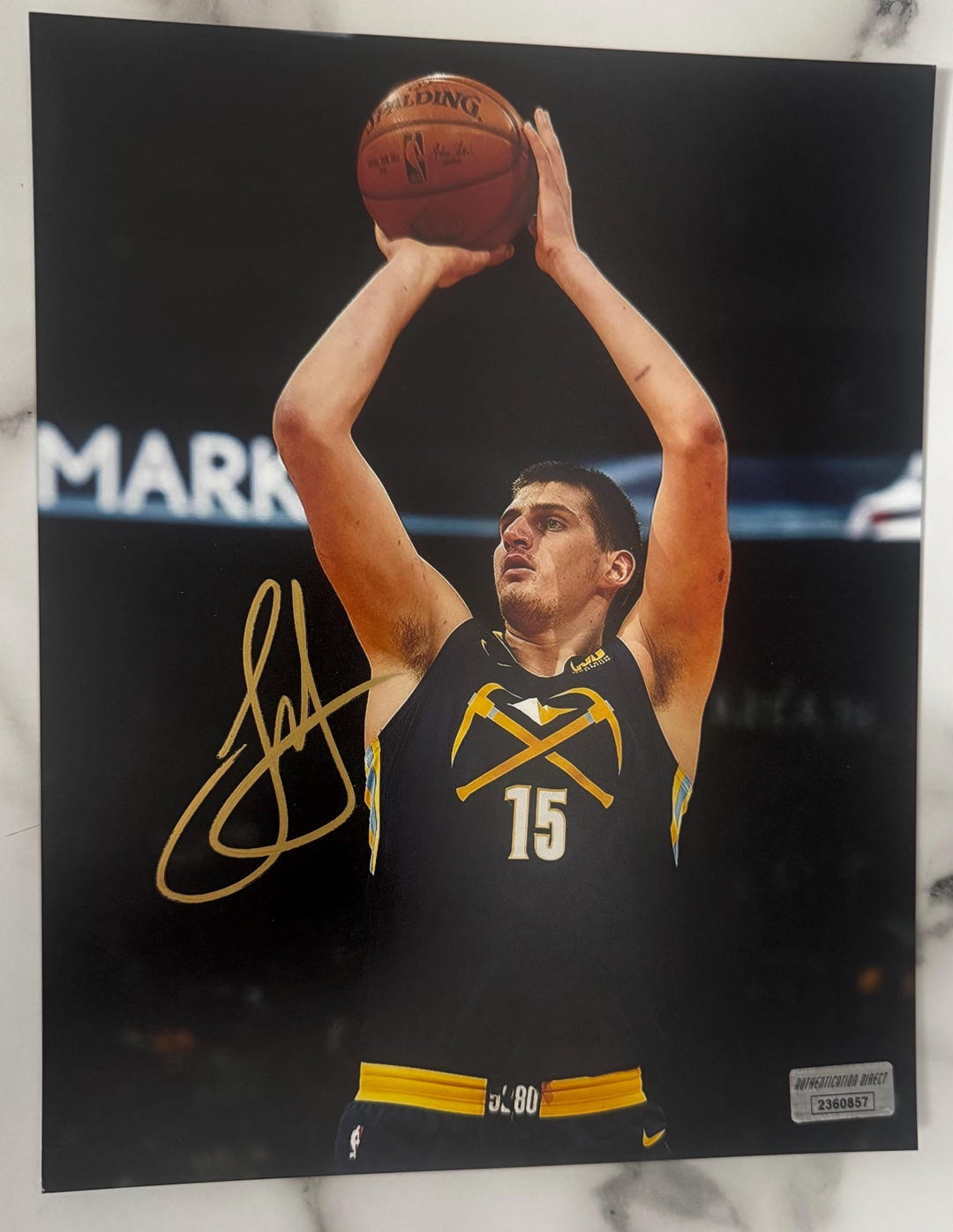 Nikola Jokic Autographed Photo 8 X 10 COA - Etsy