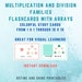 Printable Multiplication and Division Family Flashcards With ...