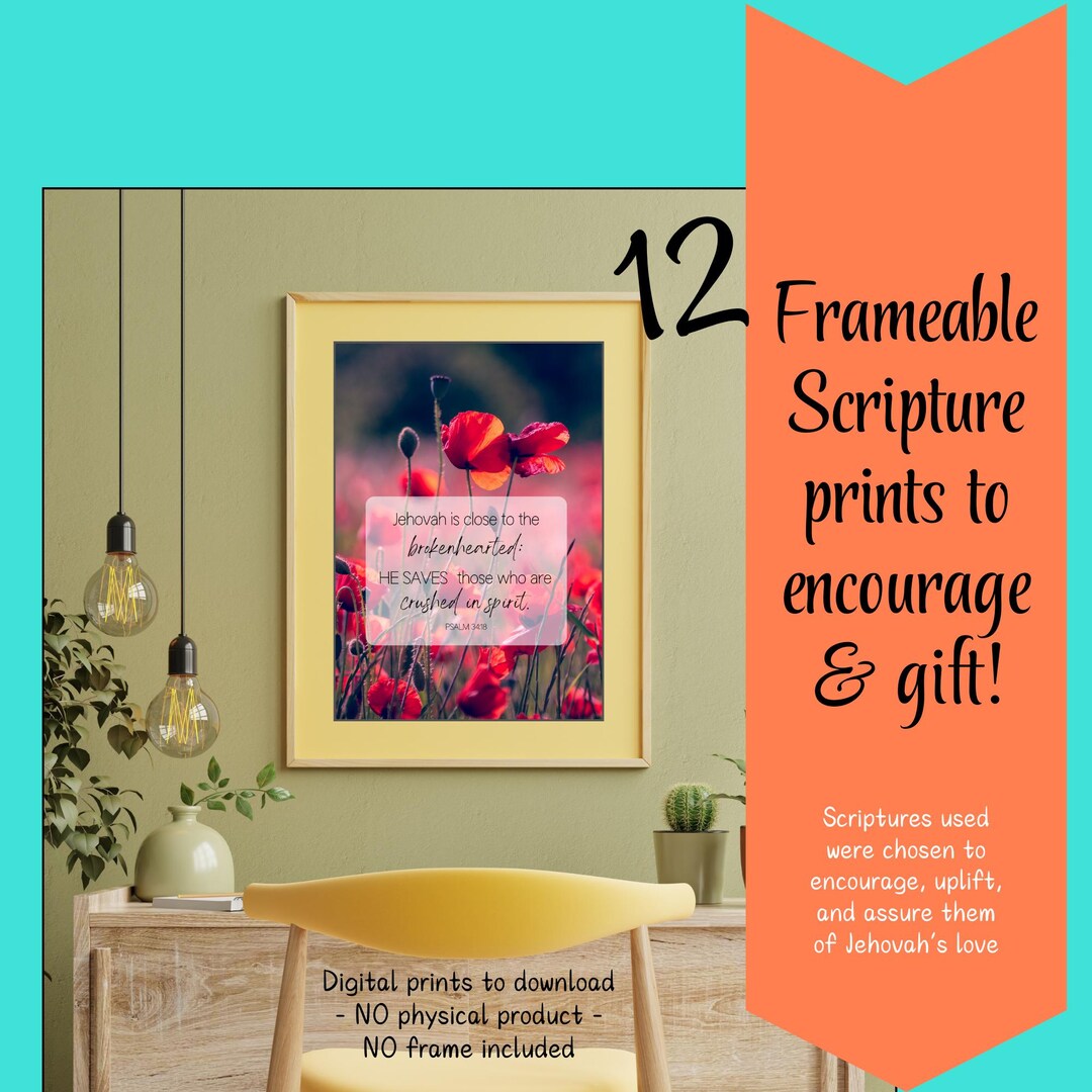 12 JW Scripture Prints to Encourage and Gift - Etsy