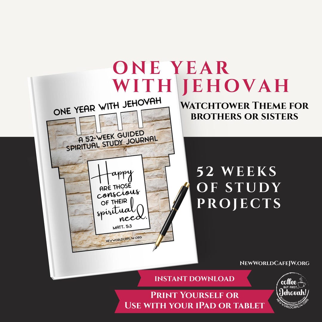 One Year With Jehovah - 52 Weeks of Guided Personal Study With ...