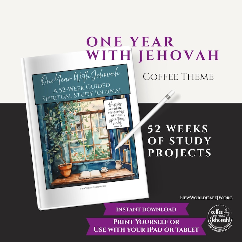 One Year With Jehovah - 52 Weeks of Guided Personal Study With ...