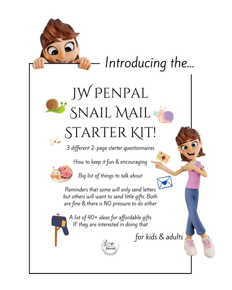 JW Penpal Snail Mail Starter Kit - Etsy
