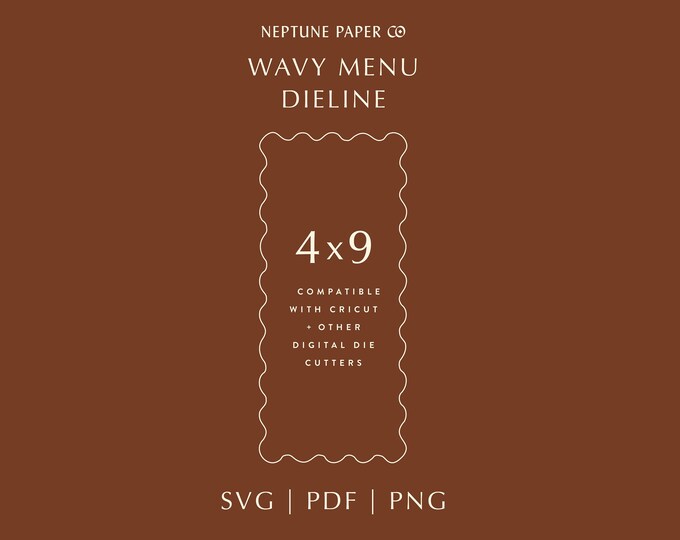Wavy Cut File Digital Download Wavy SVG Wavy PNG DXF Editable Svg ...