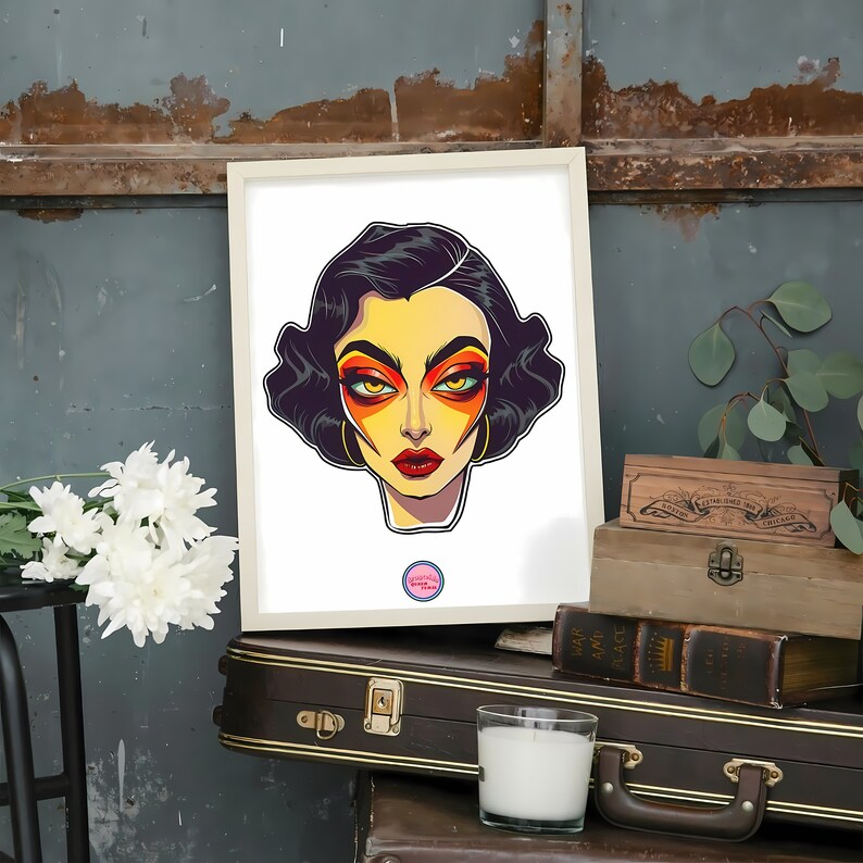 Illustration Drag Queen / Woman. Poster and Art for Gay, LGBT, Lesbians ...