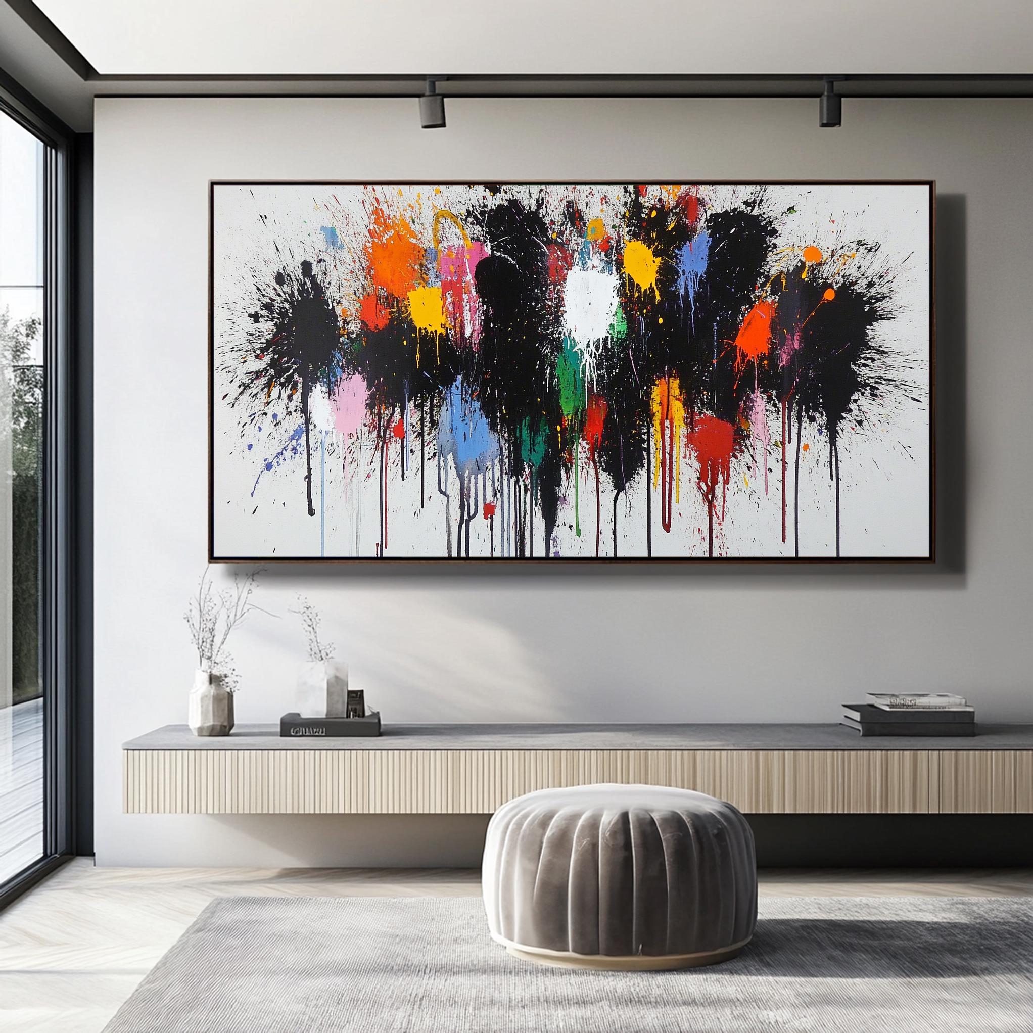 Abstract Painting, Digital Download, Large Abstract Print, Abstract ...