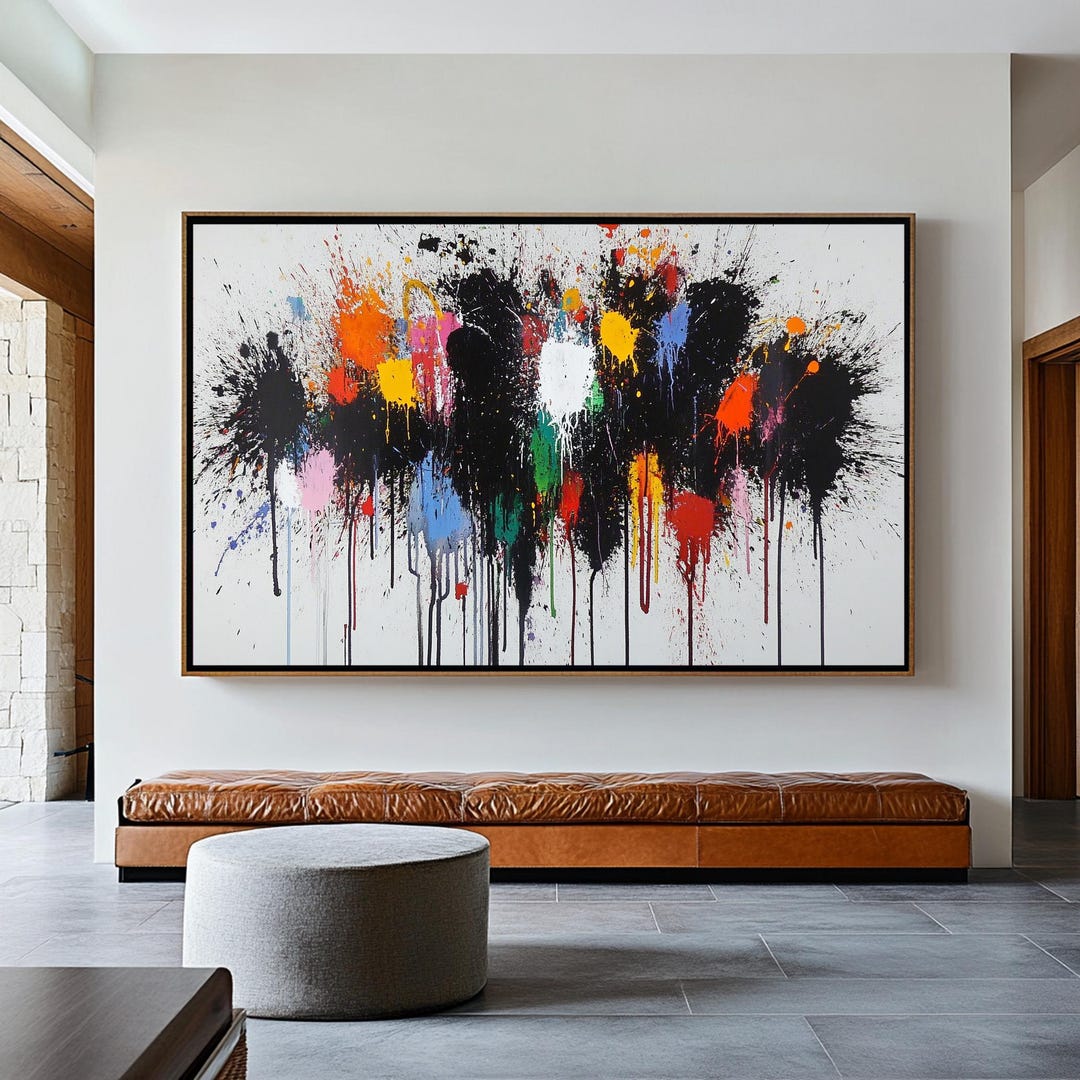 Abstract Painting, Digital Download, Large Abstract Print, Abstract ...