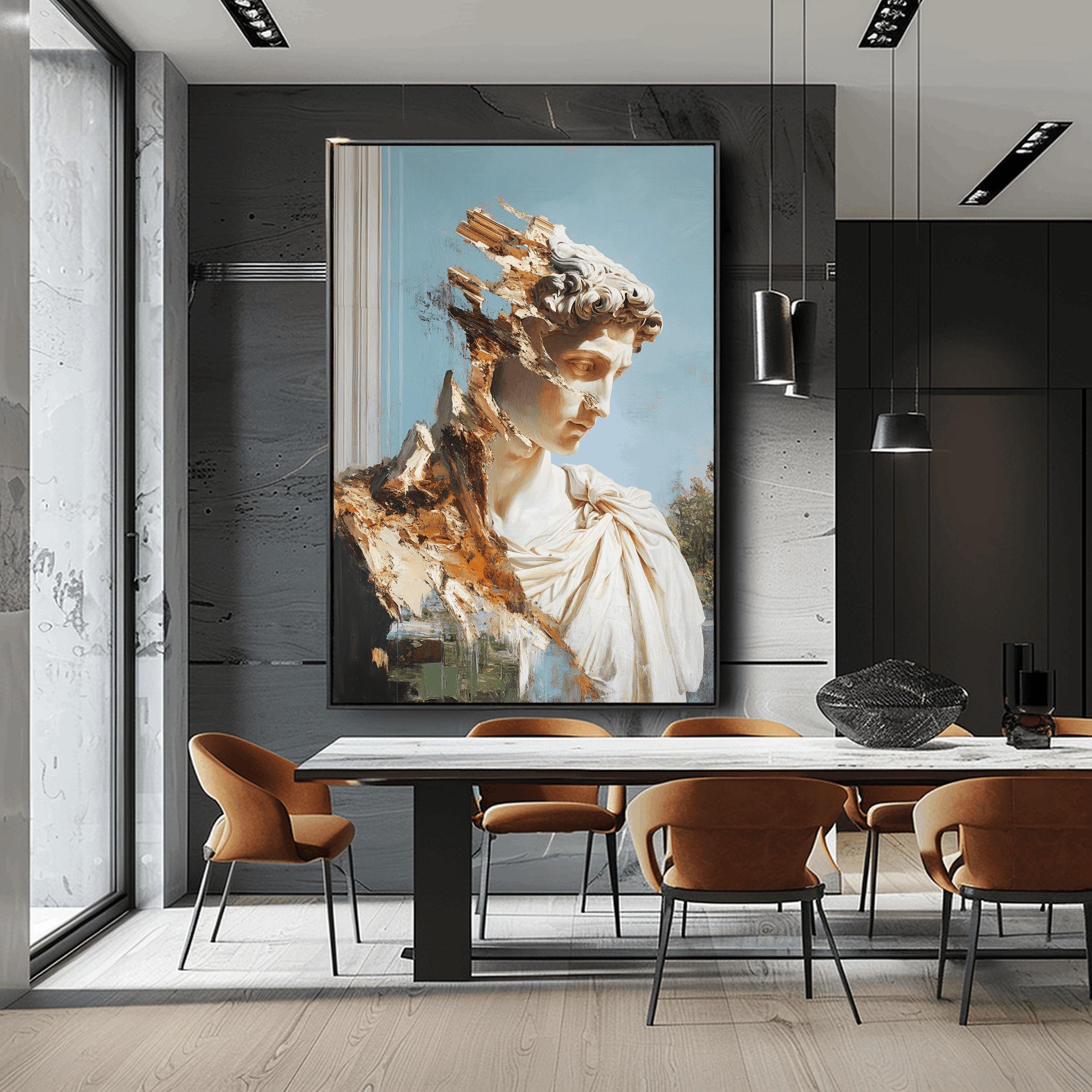 Antique Oil Painting, Ancient Roman Art Print, Antiquity Wall Art ...