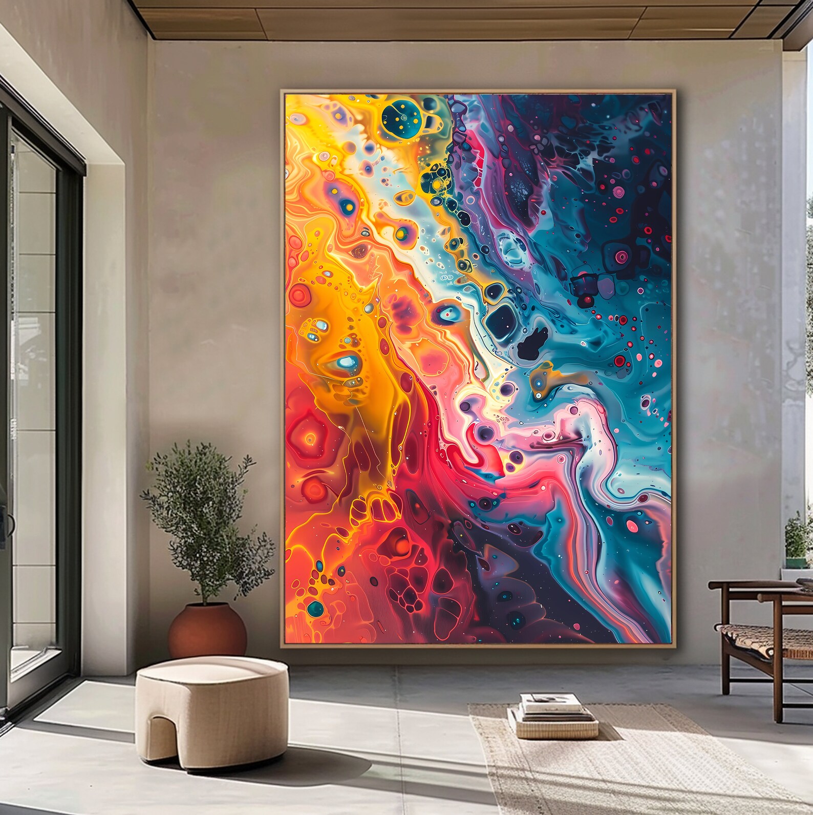 Abstract Painting, Digital Download, Large Abstract Print, Abstract ...