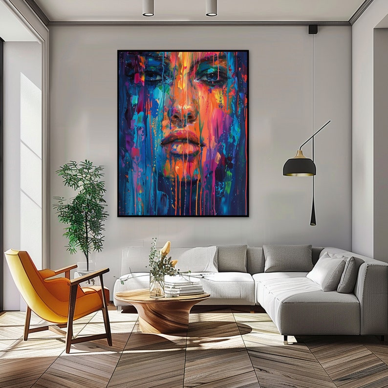 Abstract Painting, Digital Download, Large Abstract Print, Abstract ...