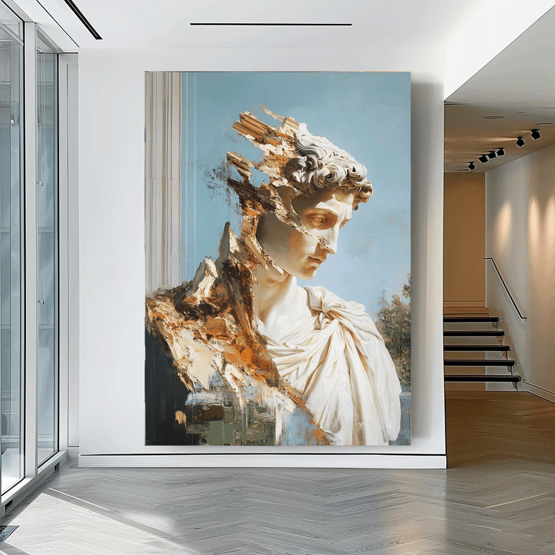 Antique Oil Painting, Ancient Roman Art Print, Antiquity Wall Art ...