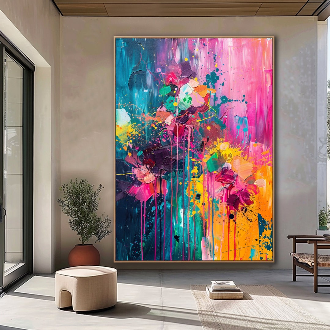 Abstract Painting, Digital Download, Large Abstract Print, Abstract ...