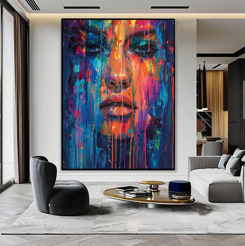 Abstract Painting, Digital Download, Large Abstract Print, Abstract ...