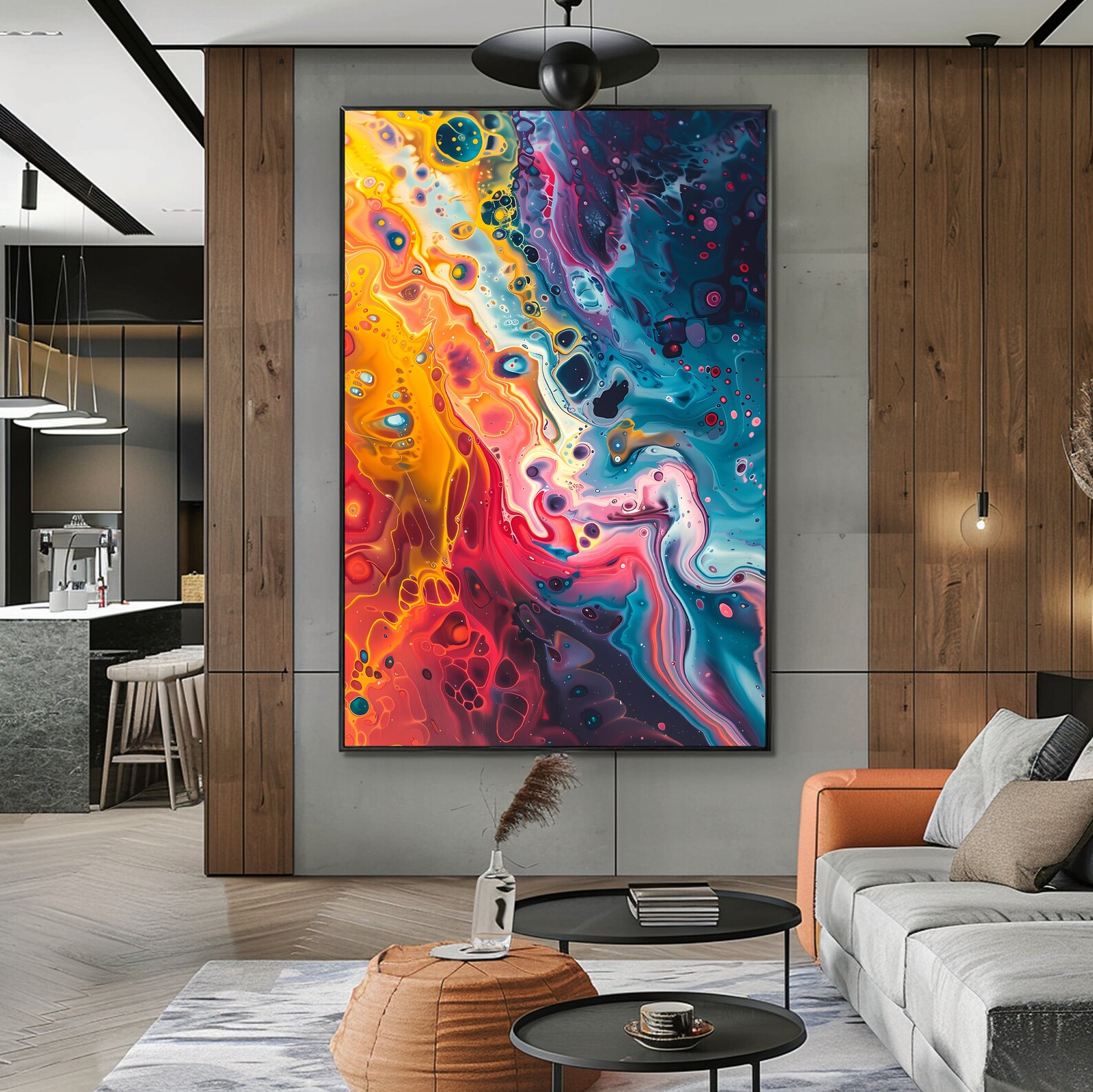 Abstract Painting, Digital Download, Large Abstract Print, Abstract ...