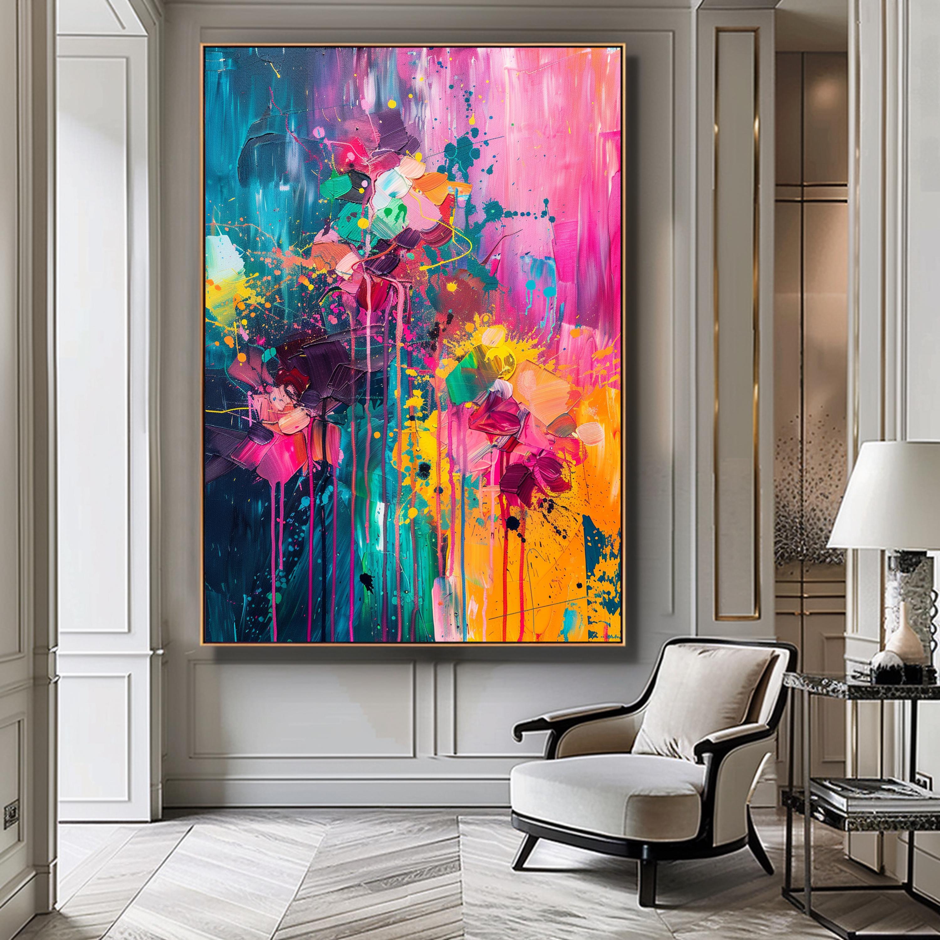Abstract Painting, Digital Download, Large Abstract Print, Abstract ...