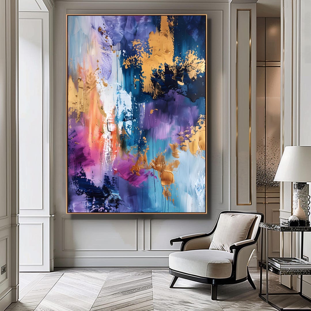 Abstract Painting, Digital Download, Large Abstract Print, Abstract ...