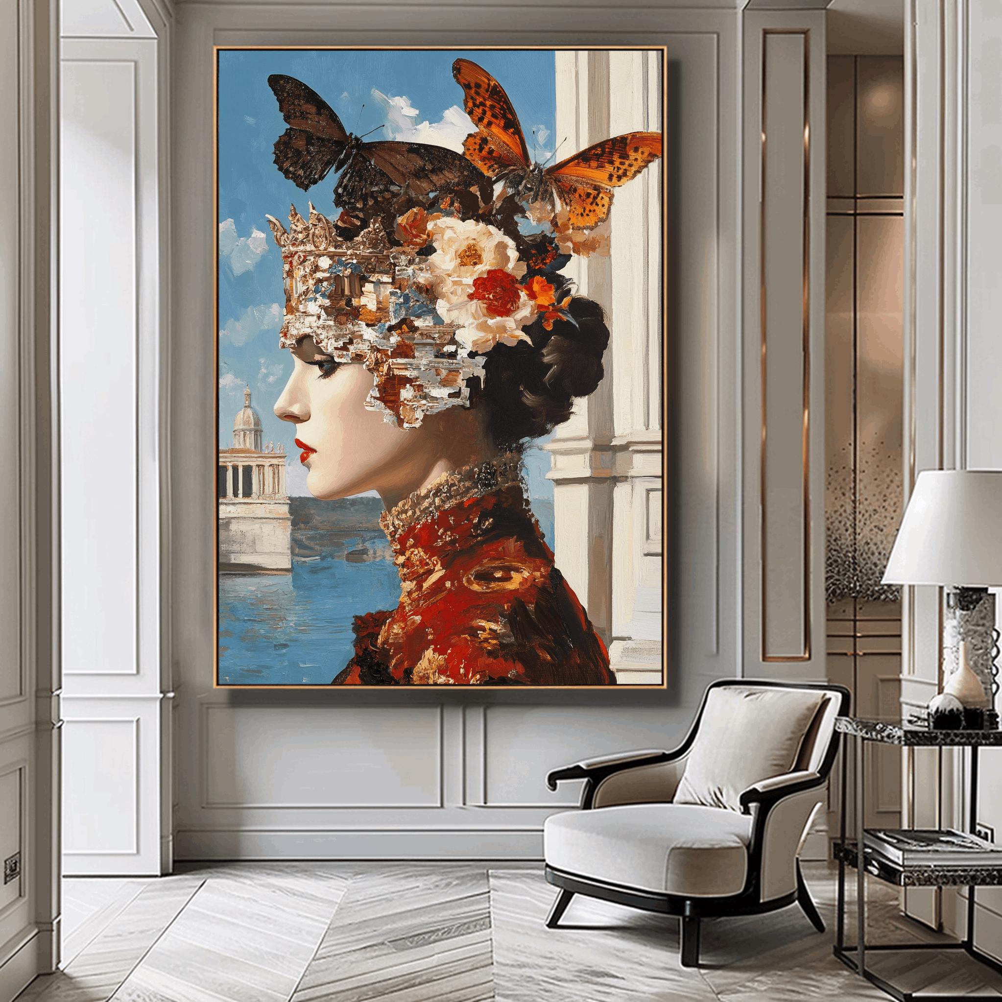 Antique Oil Painting, Ancient Roman Art Print, Antiquity Wall Art ...