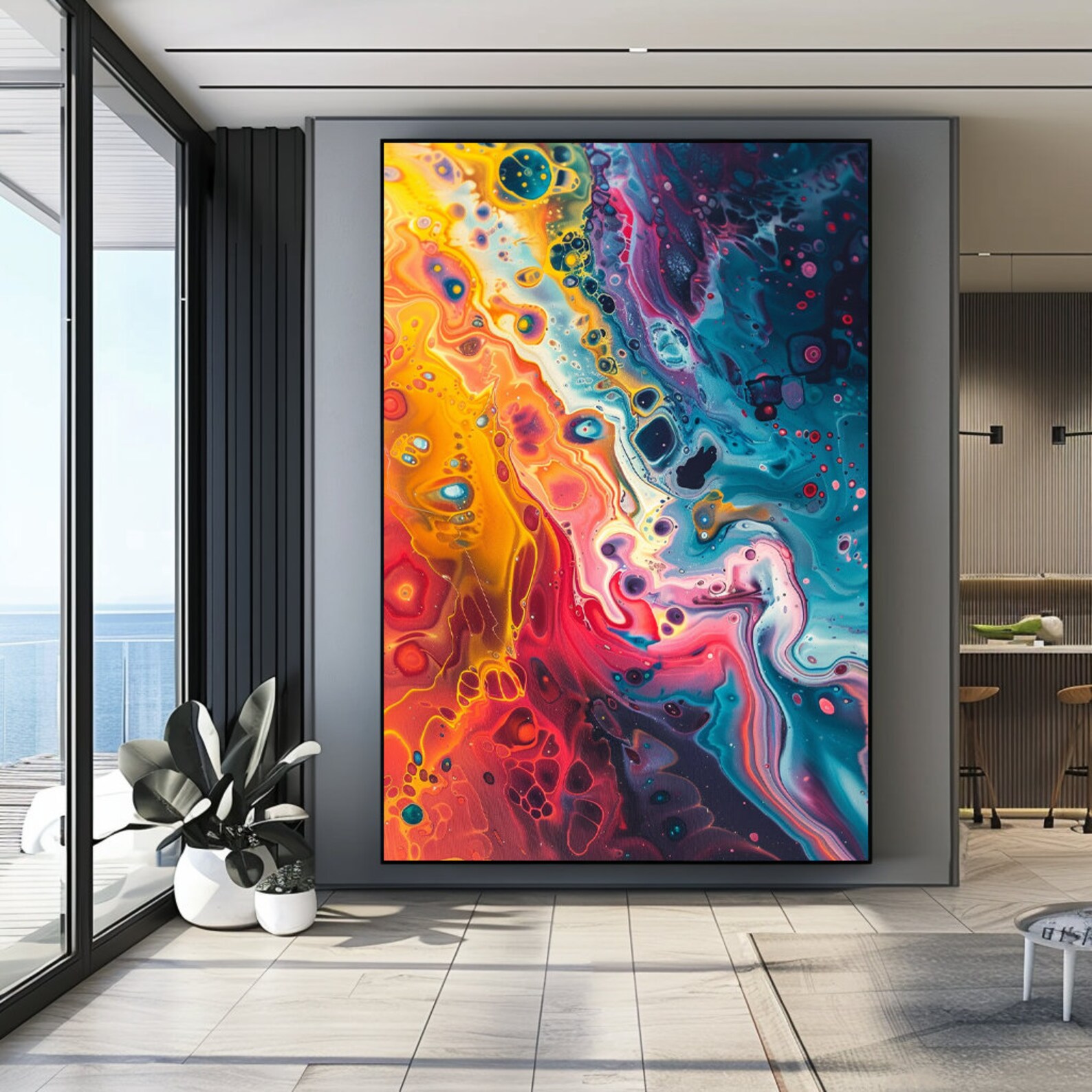 Abstract Painting, Digital Download, Large Abstract Print, Abstract ...