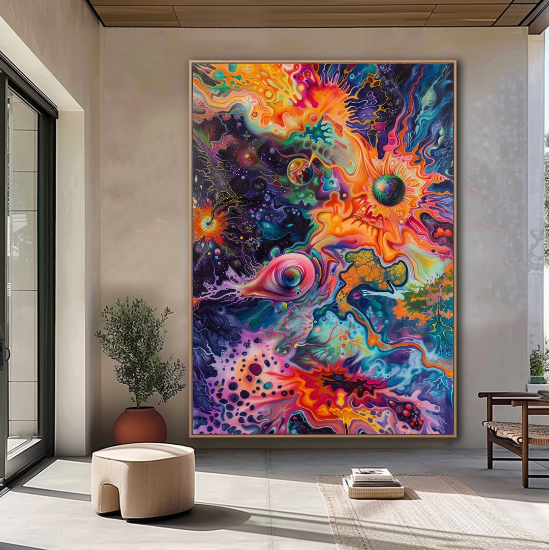 Abstract Painting, Digital Download, Large Abstract Print, Abstract ...
