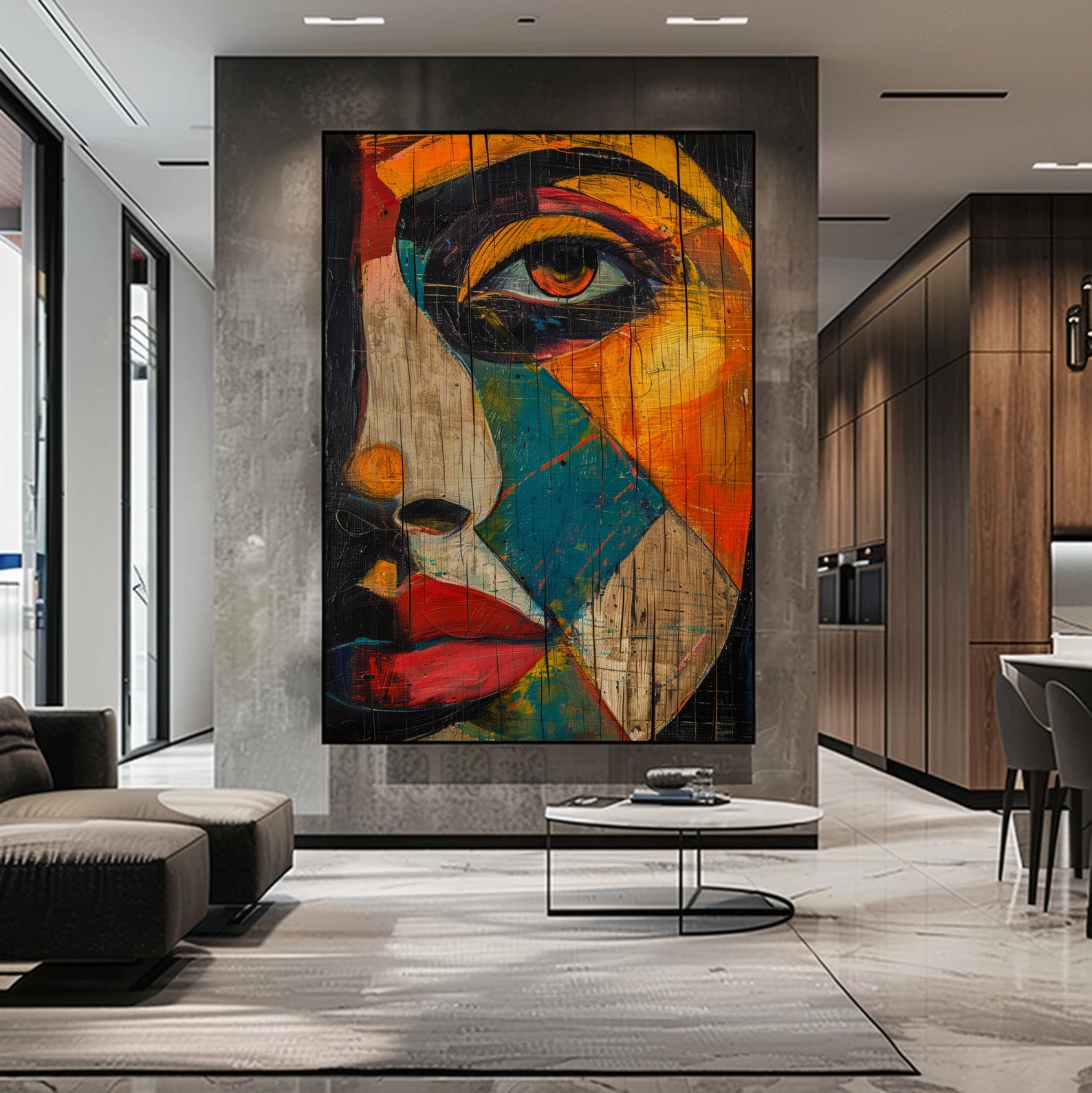 Abstract Painting, Digital Download, Large Abstract Print, Abstract ...