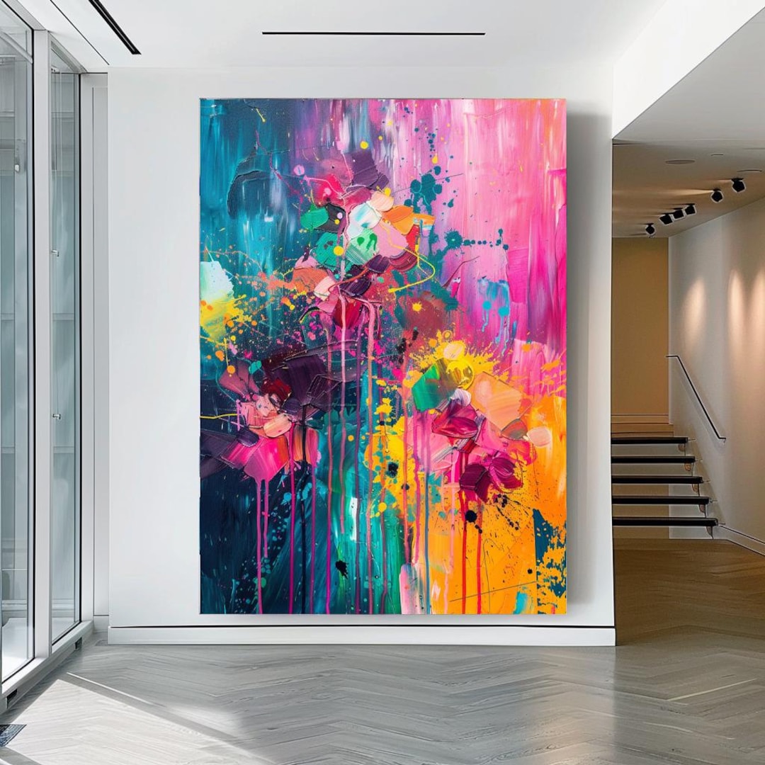 Abstract Painting, Digital Download, Large Abstract Print, Abstract ...