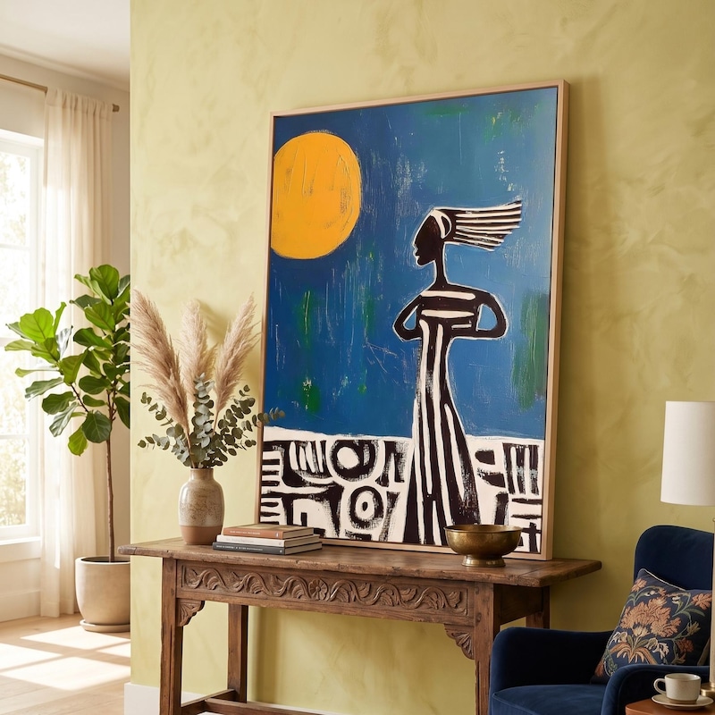 Abstract African Art - Etsy UK