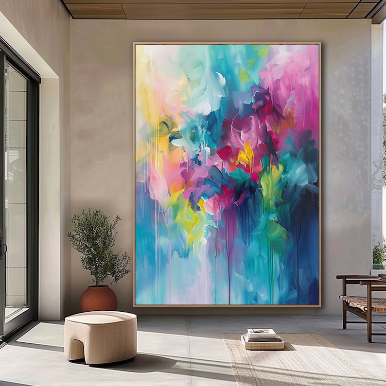 Abstract Painting, Digital Download, Large Abstract Print, Abstract ...