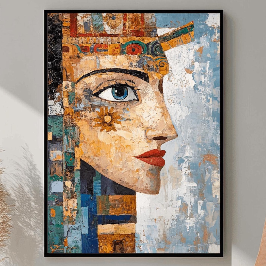 Abstract Mayan Painting, Cultural Wall Art, Ethnic Art Print, Instant ...
